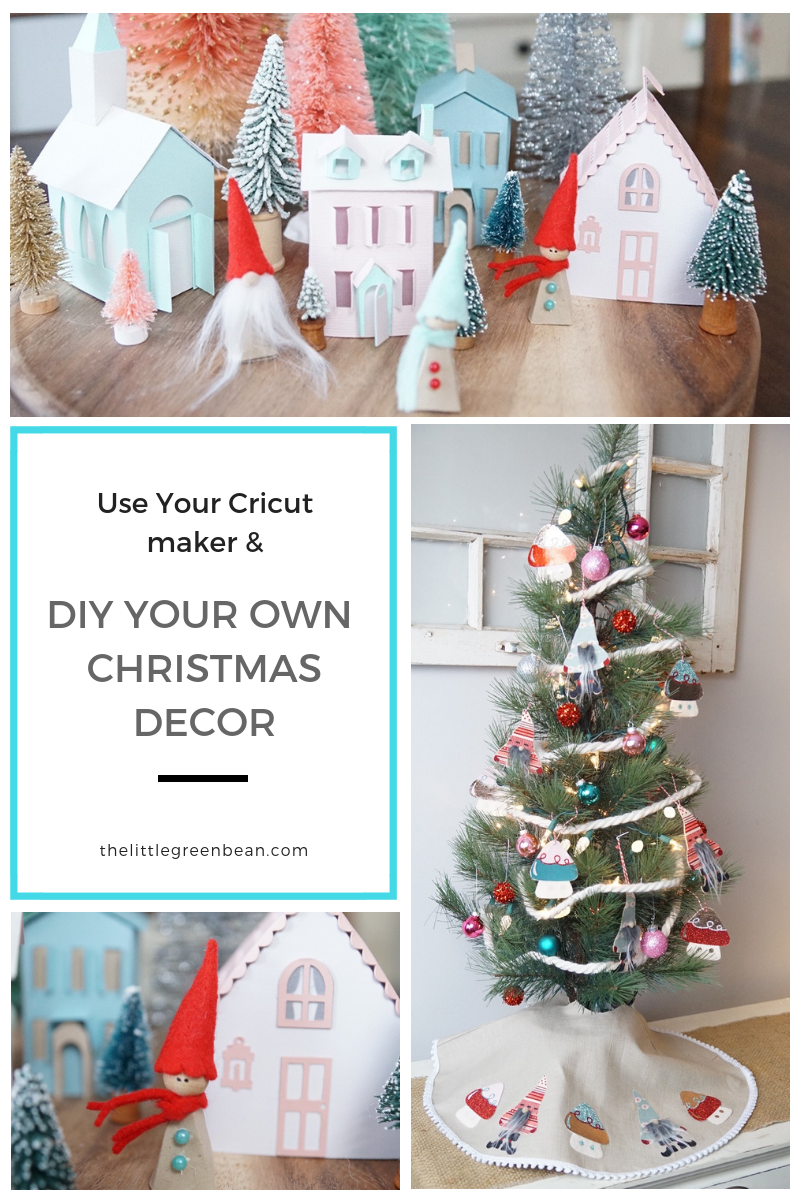 Trim your tree with your Cricut! DIY your own ornaments & Paper Villag ...