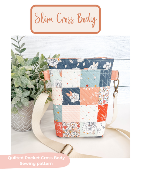 Slim Cross Body Bag - The little Green Bean