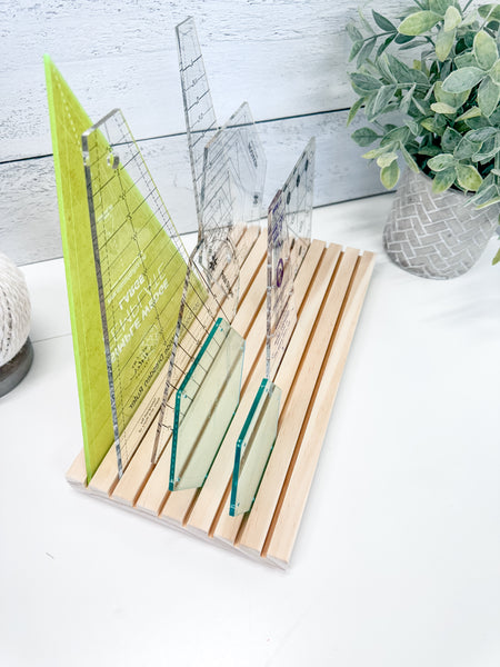 Large Ruler Holder | 6 x 12 - The little Green Bean