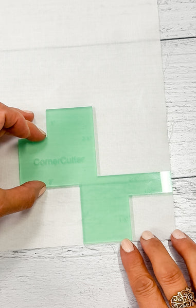 Corner Cutter | Boxy Corner Template - The little Green Bean
