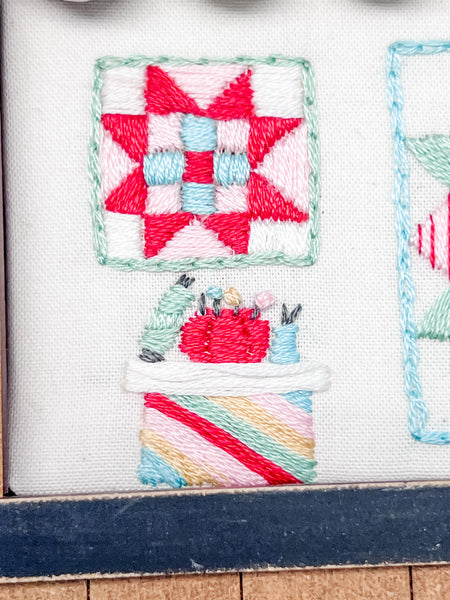 Sewing Room | Embroidery Pattern - The little Green Bean