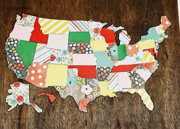 DIY United States Map Kits - The little Green Bean