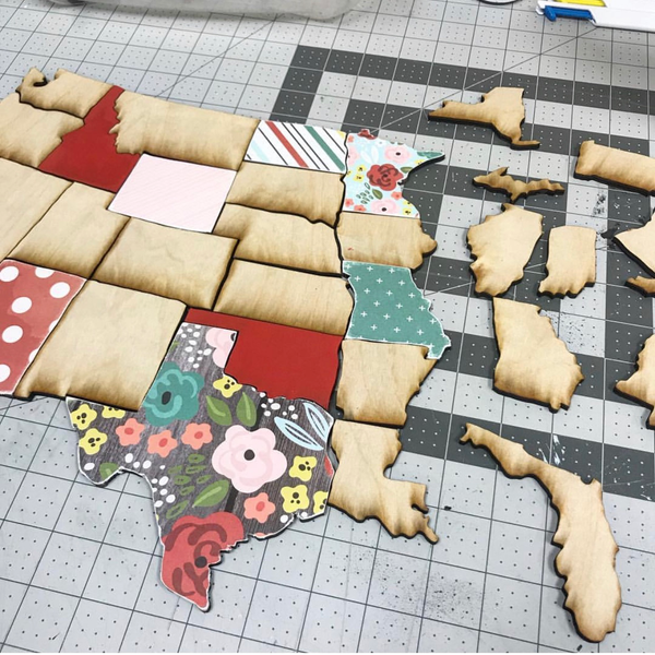 DIY United States Map Kits - The little Green Bean