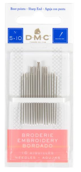 DMC Embroidery Needles - The little Green Bean